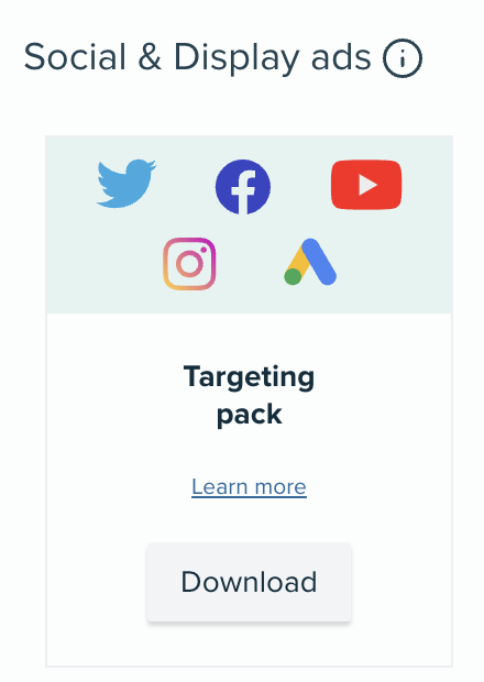 What is a Targeting Pack?